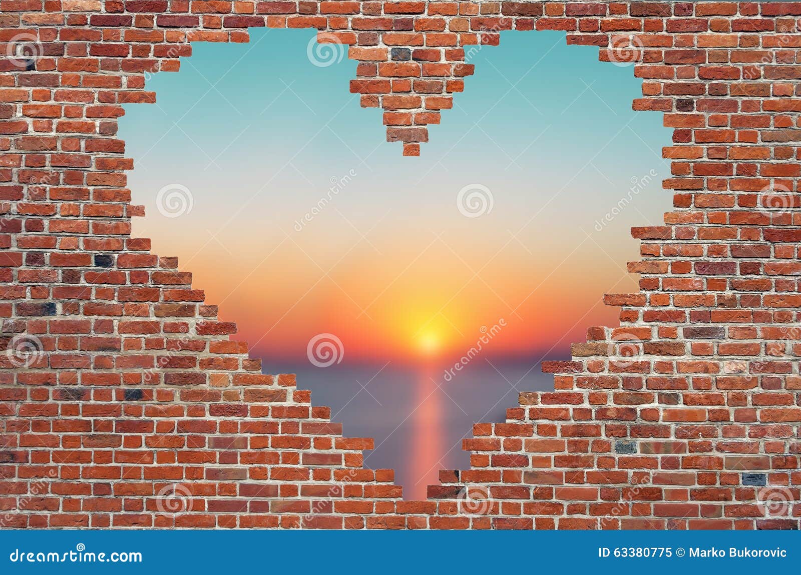 Inside An Old Brick House With A Collapsed Roof After A Fire, Thickets ...