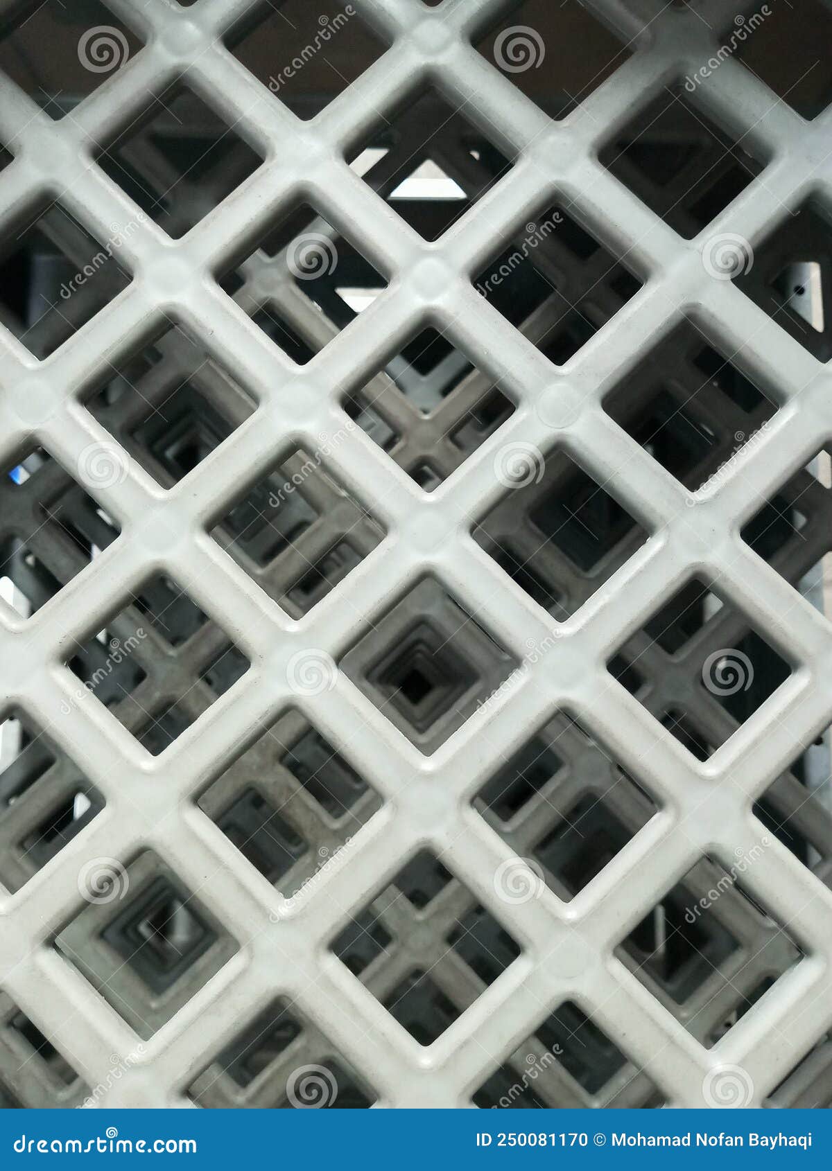 Hole in the Stacked Basket, Shot from Above Stock Photo - Image of wall ...