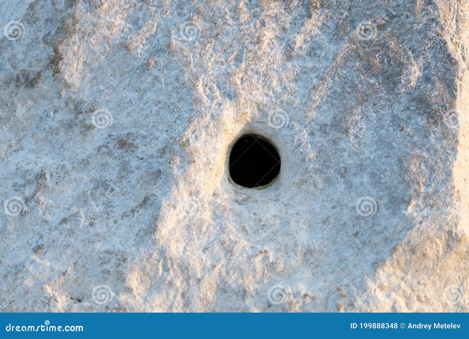 A Hole in a Stone Made by Falling Drops Stock Photo - Image of plumbing ...