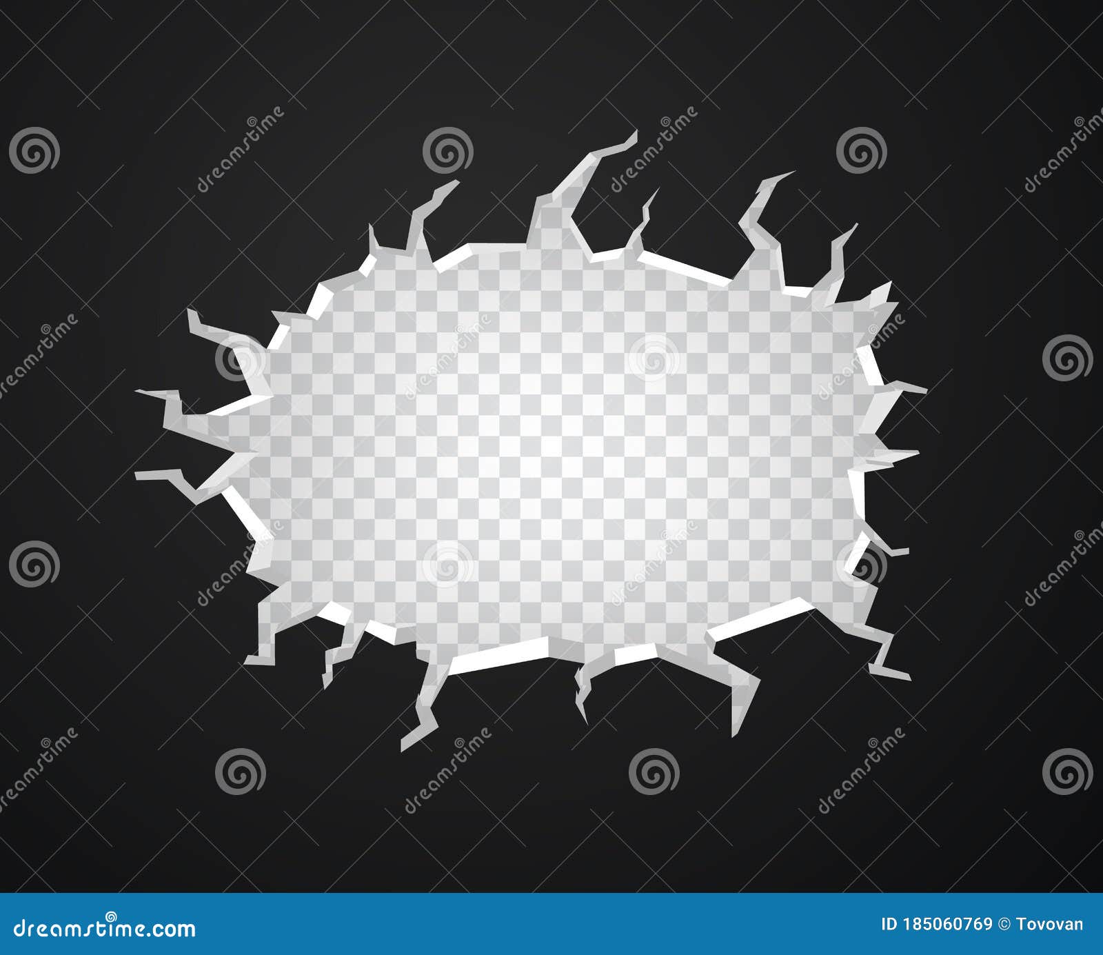 Hole on Transparent Background Stock Vector - Illustration of object ...