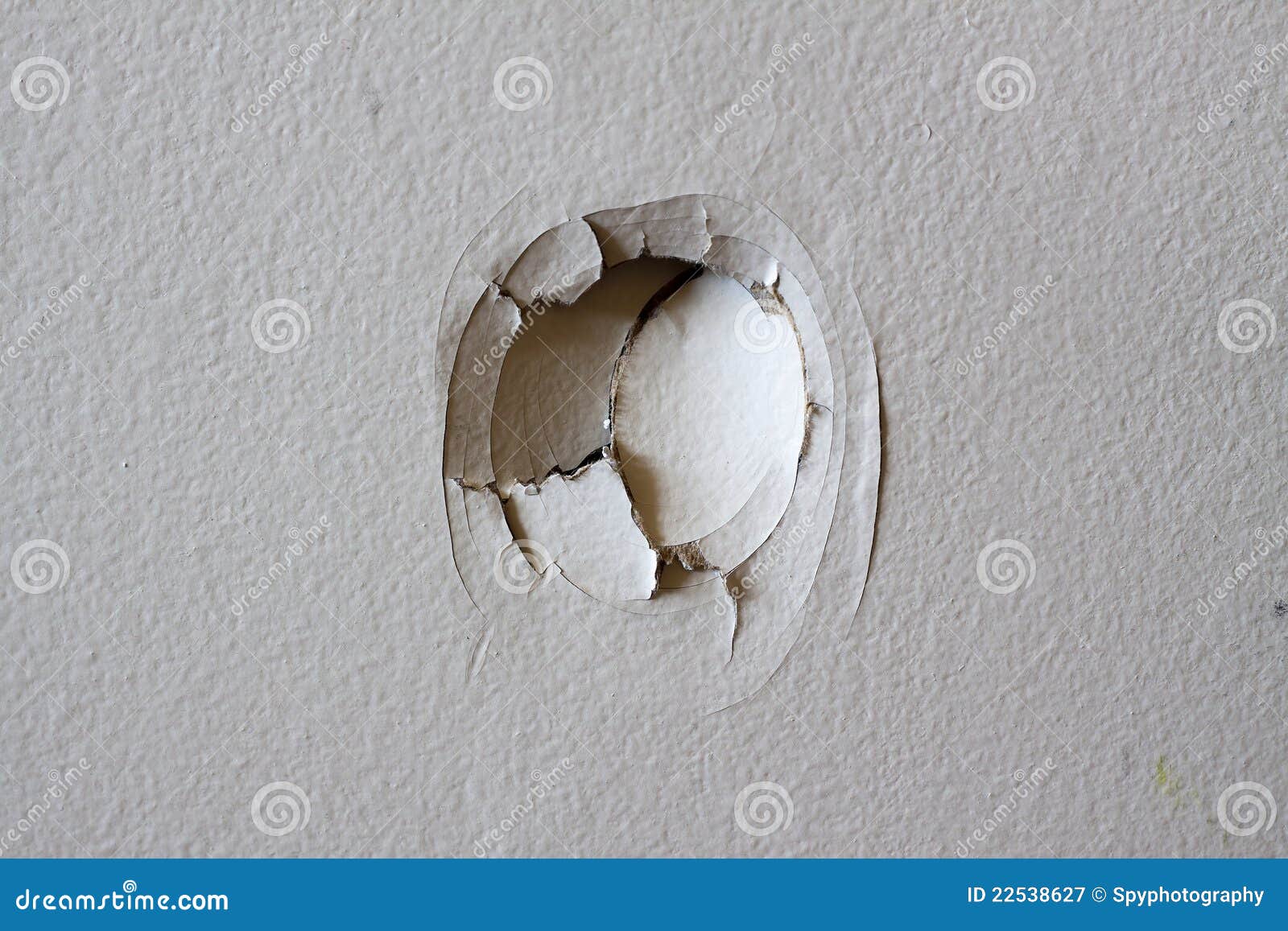 Hole in the Wall stock image. Image of vandalism, wall - 22538627