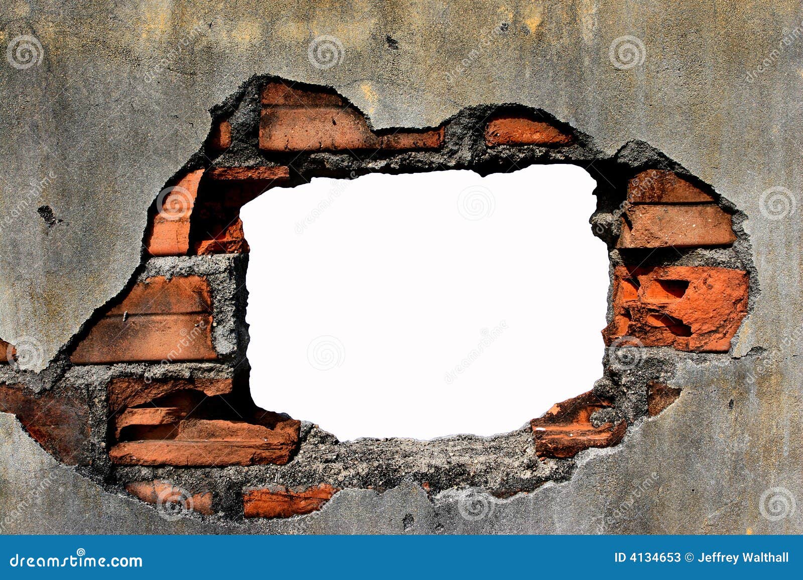 Hole in Wall stock image. Image of hole, damaged, background - 4134653