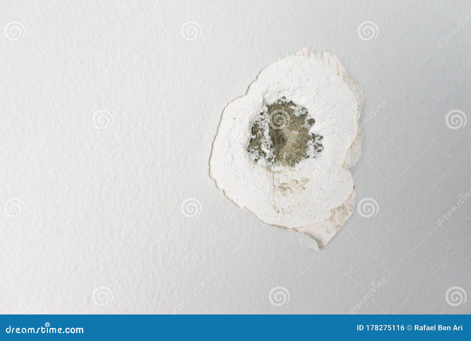 Hole in a Wall Abstract Background and Texture Stock Photo - Image of ...