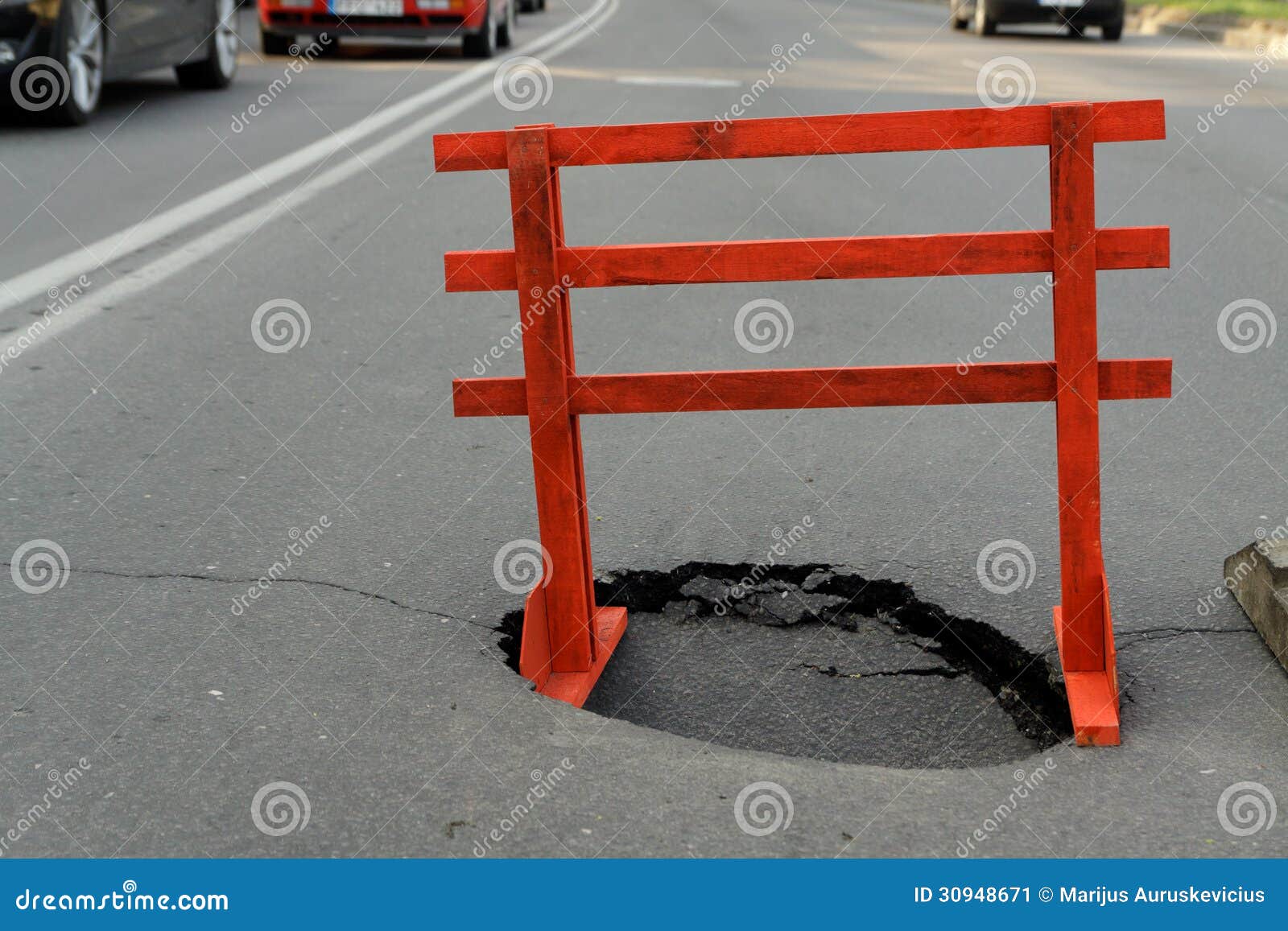 Hole stock image. Image of restriction, bollard, bright - 30948671