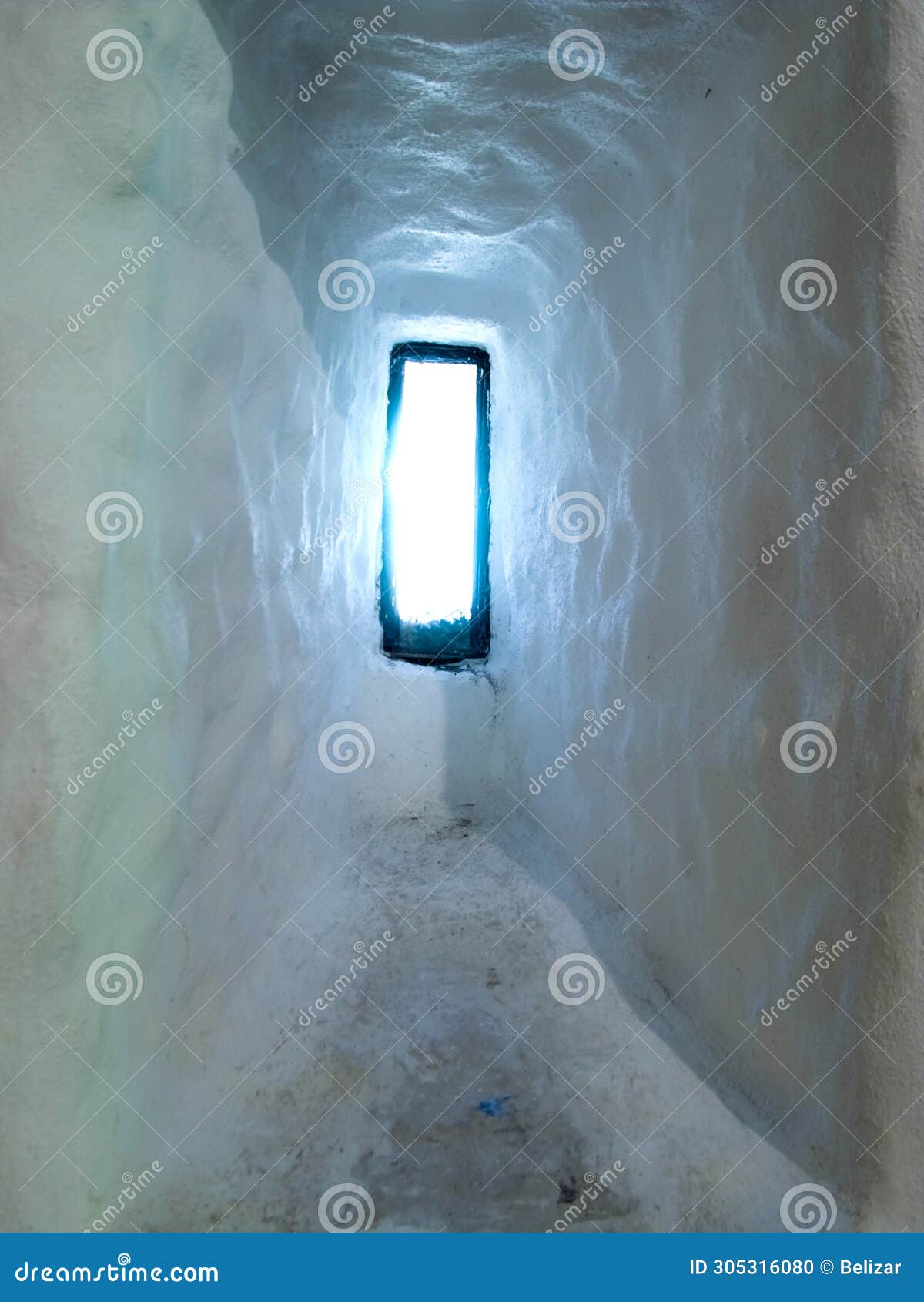 Hole Window in the Medieval Fire Tower in Sopron Stock Photo - Image of ...