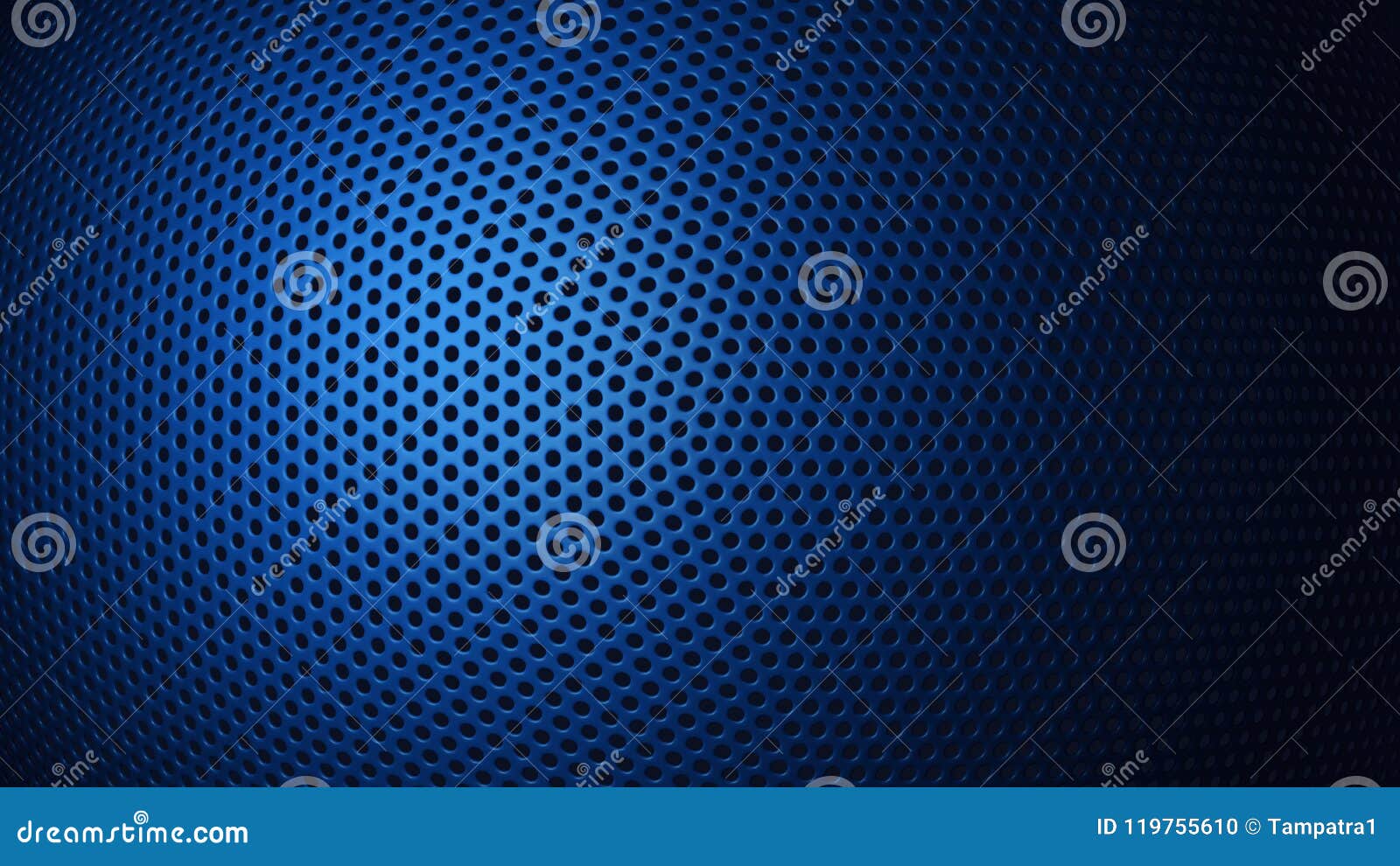 Holes. Digital Data and Blue Network Connection Dots Stock Illustration ...