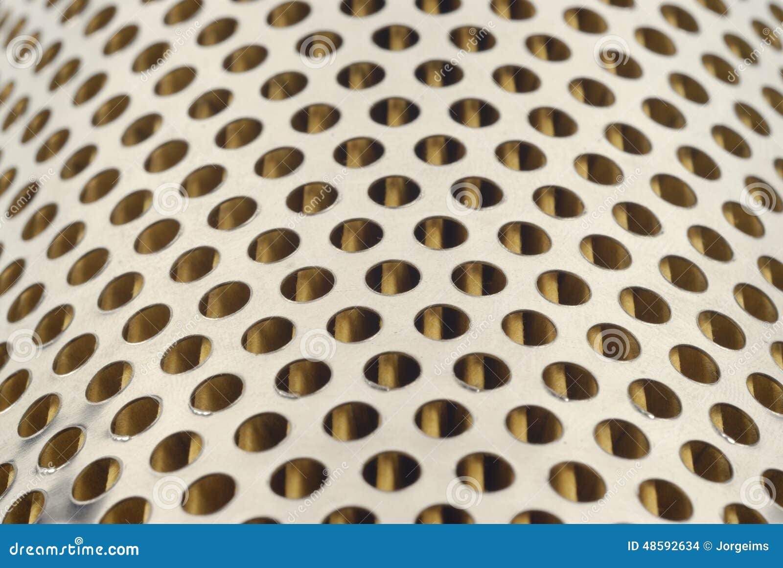 Holes in metal stock photo. Image of pattern, rhythm - 48592634