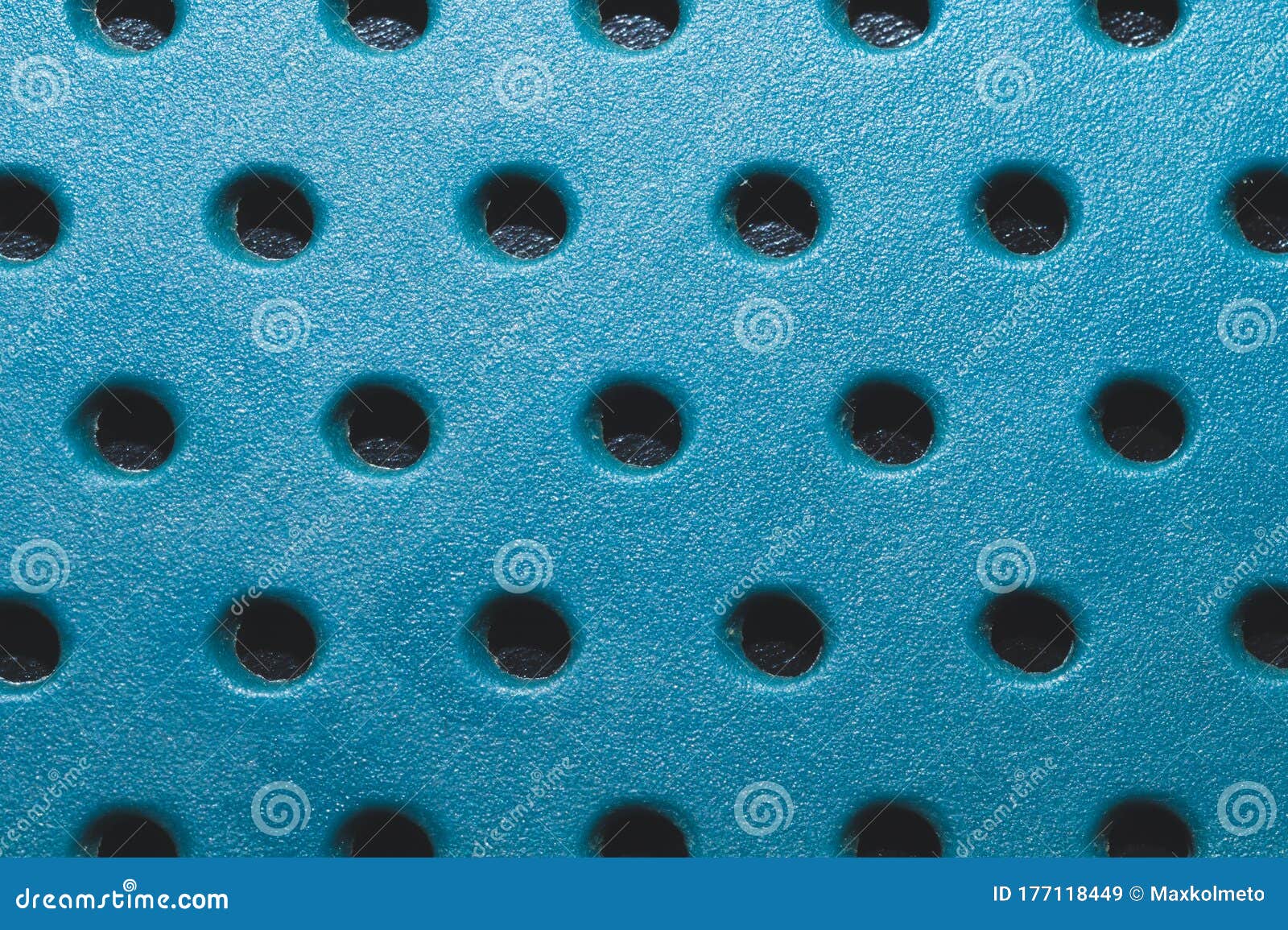 Holes in Plastic Plate. Abstract Pattern Background Stock Image - Image ...