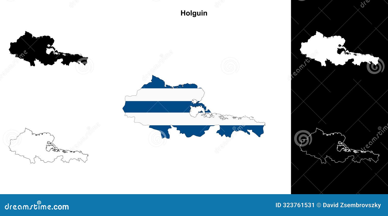 Holguin outline map stock vector. Illustration of holguin - 323761531