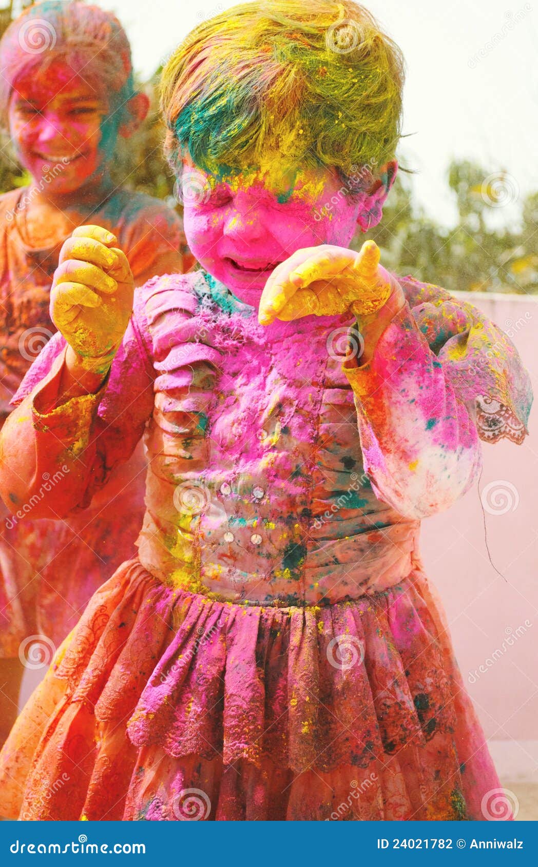 Holi Children