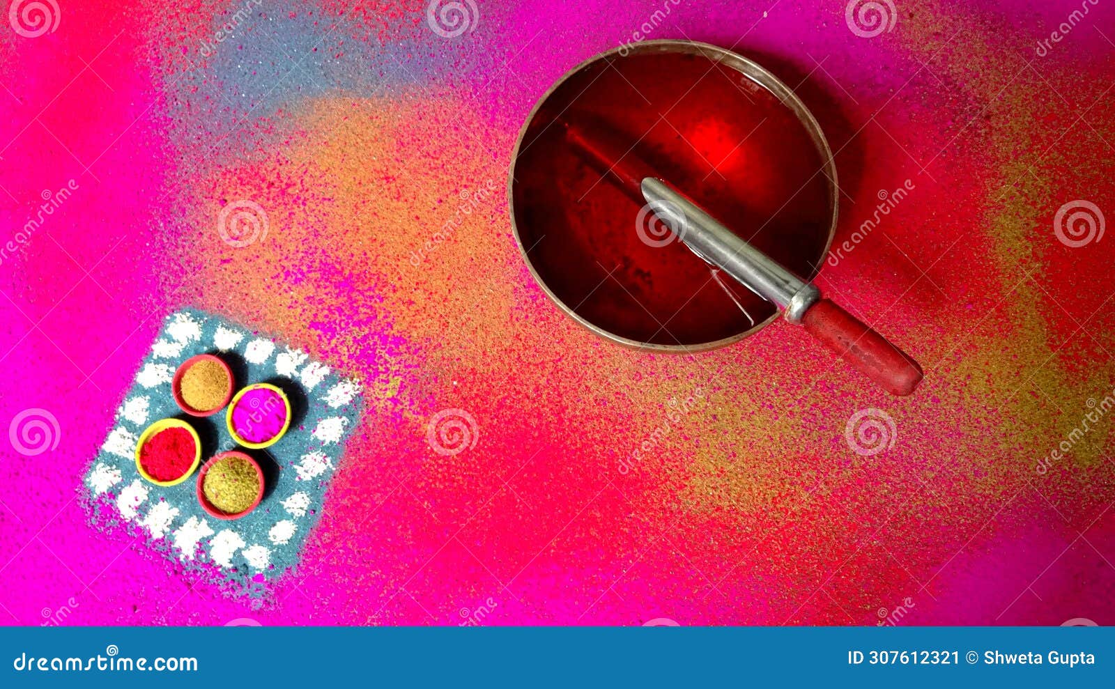 Holi color with water gun stock image. Image of fest - 307612321