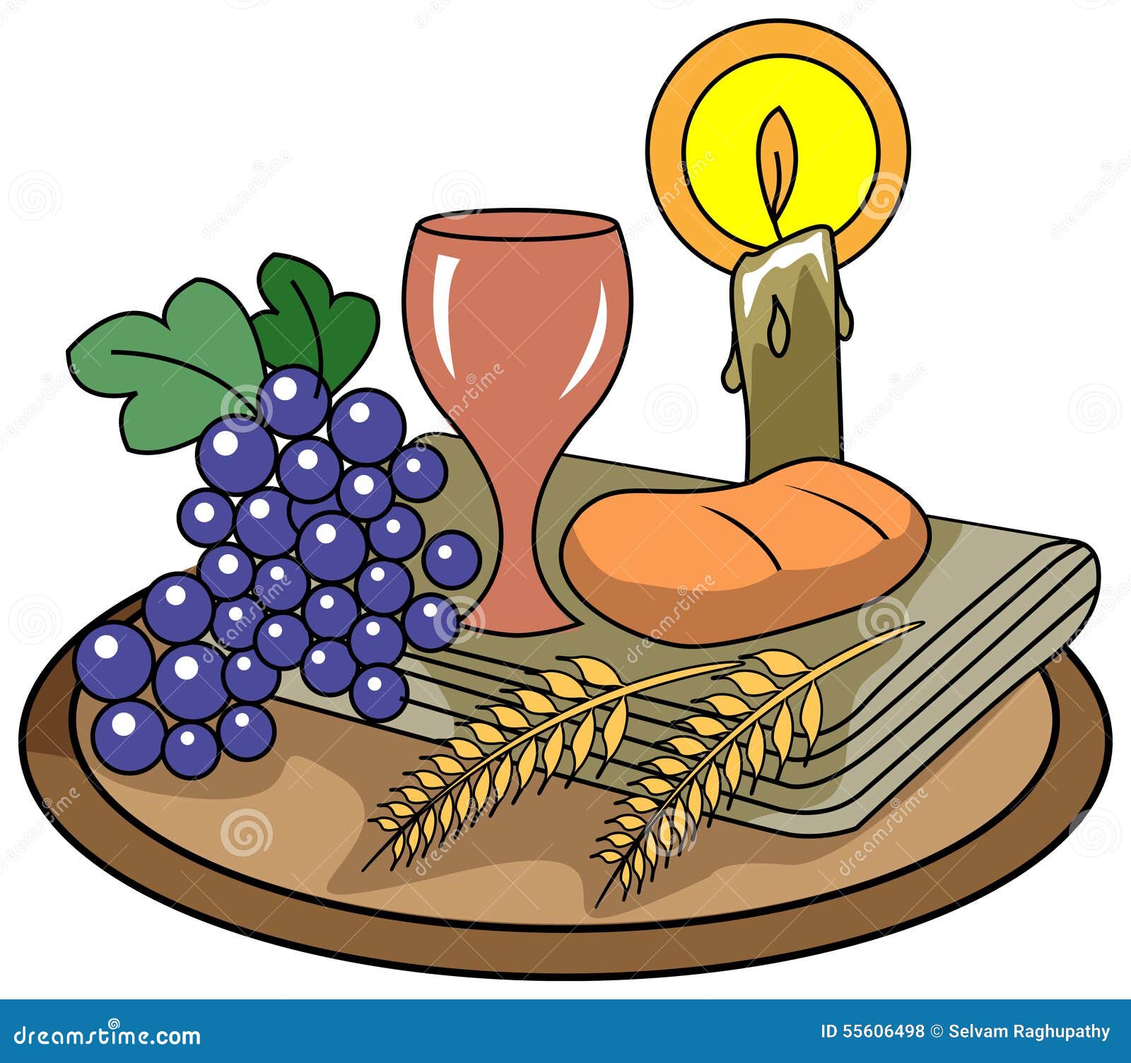 Holi Communion Vector Illustration | CartoonDealer.com #55606498