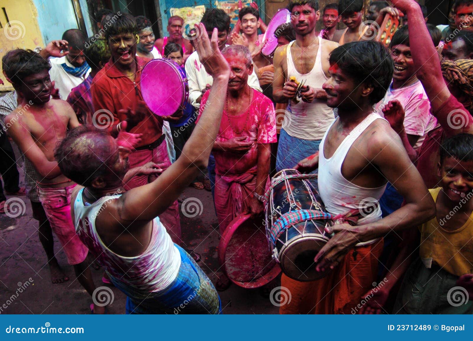 Holi-Festival of Colours editorial stock image. Image of enjoy - 23712489