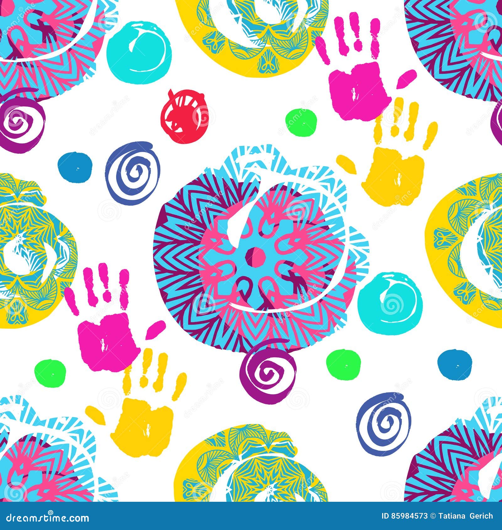 Holi pattern1 stock illustration. Illustration of happy - 85984573