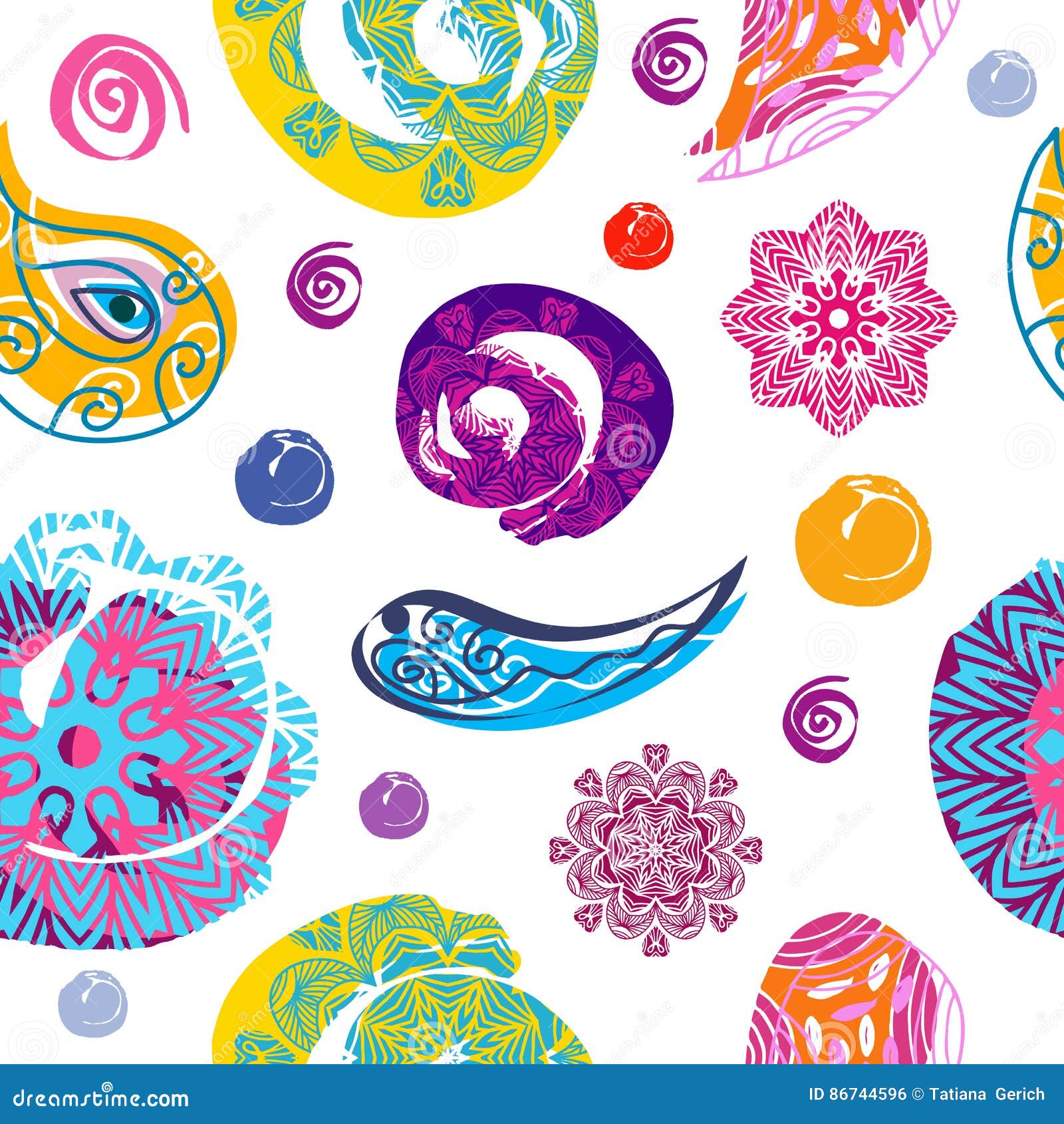 Holi pattern9 stock vector. Illustration of brusch, culture - 86744596