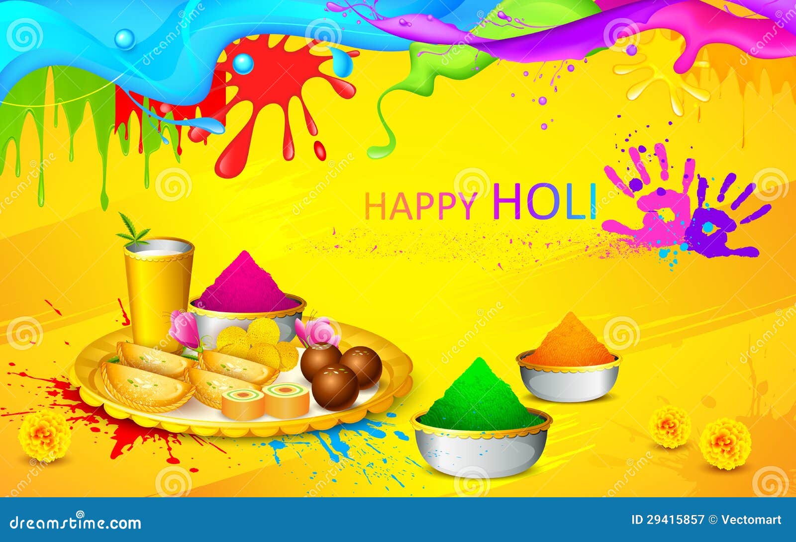 Holi Cartoons, Illustrations & Vector Stock Images - 52027 Pictures to ...