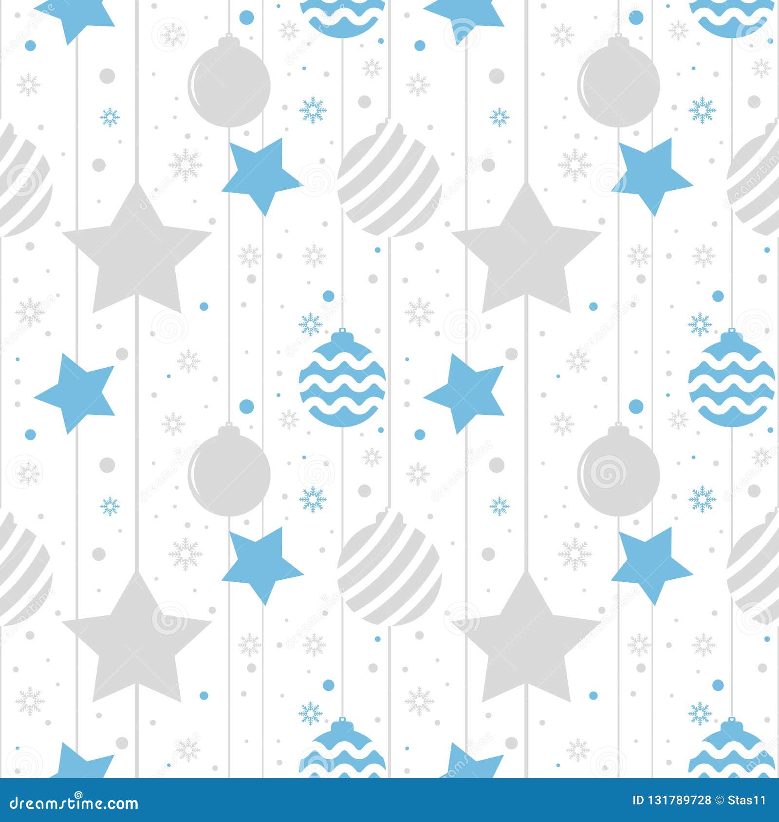 Holiday Background, Seamless Pattern with Stars. Vector Illustration ...
