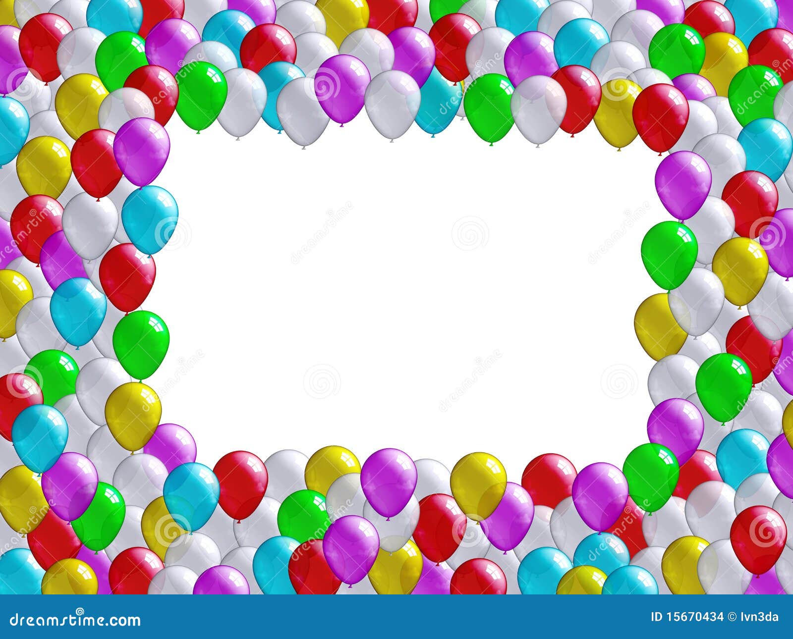 Holiday balloons frame stock illustration. Illustration of backdrop ...