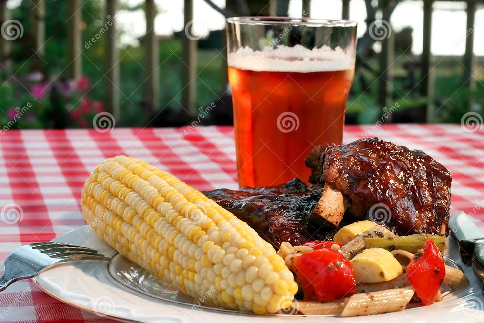 Holiday BBQ stock image. Image of homemade, diner, cuisine - 2550487