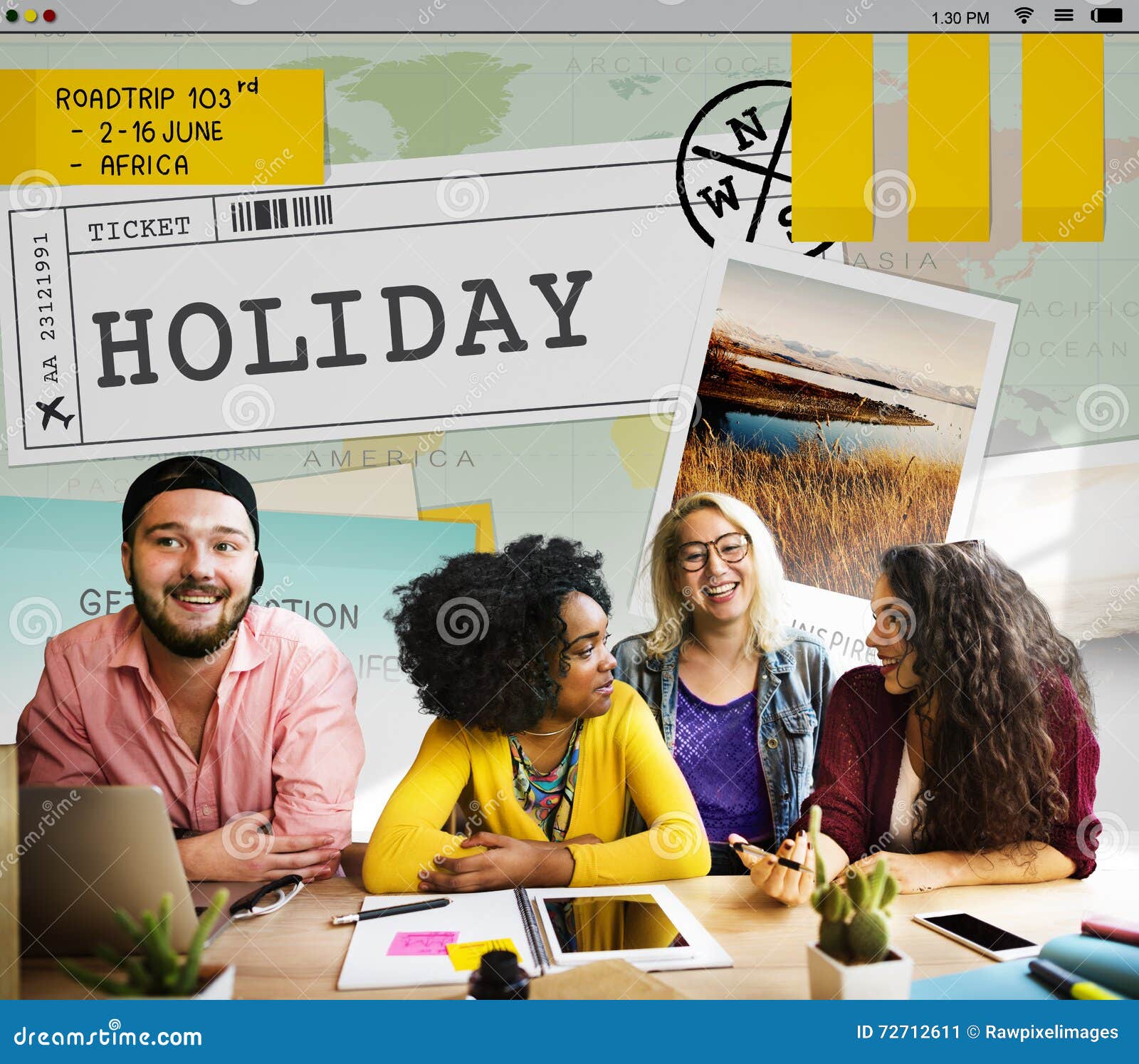 Holiday Break Journey Travel Trip Concept Stock Image - Image of relax ...