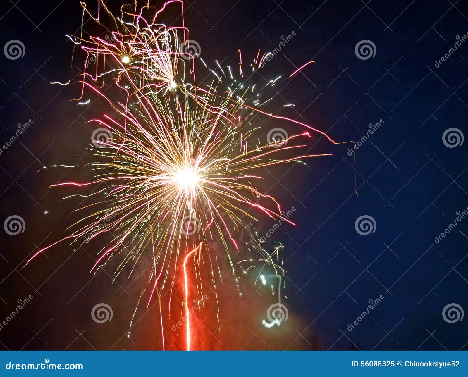 Holiday Celebration Fireworks Stock Image - Image of holiday, 1776: ...