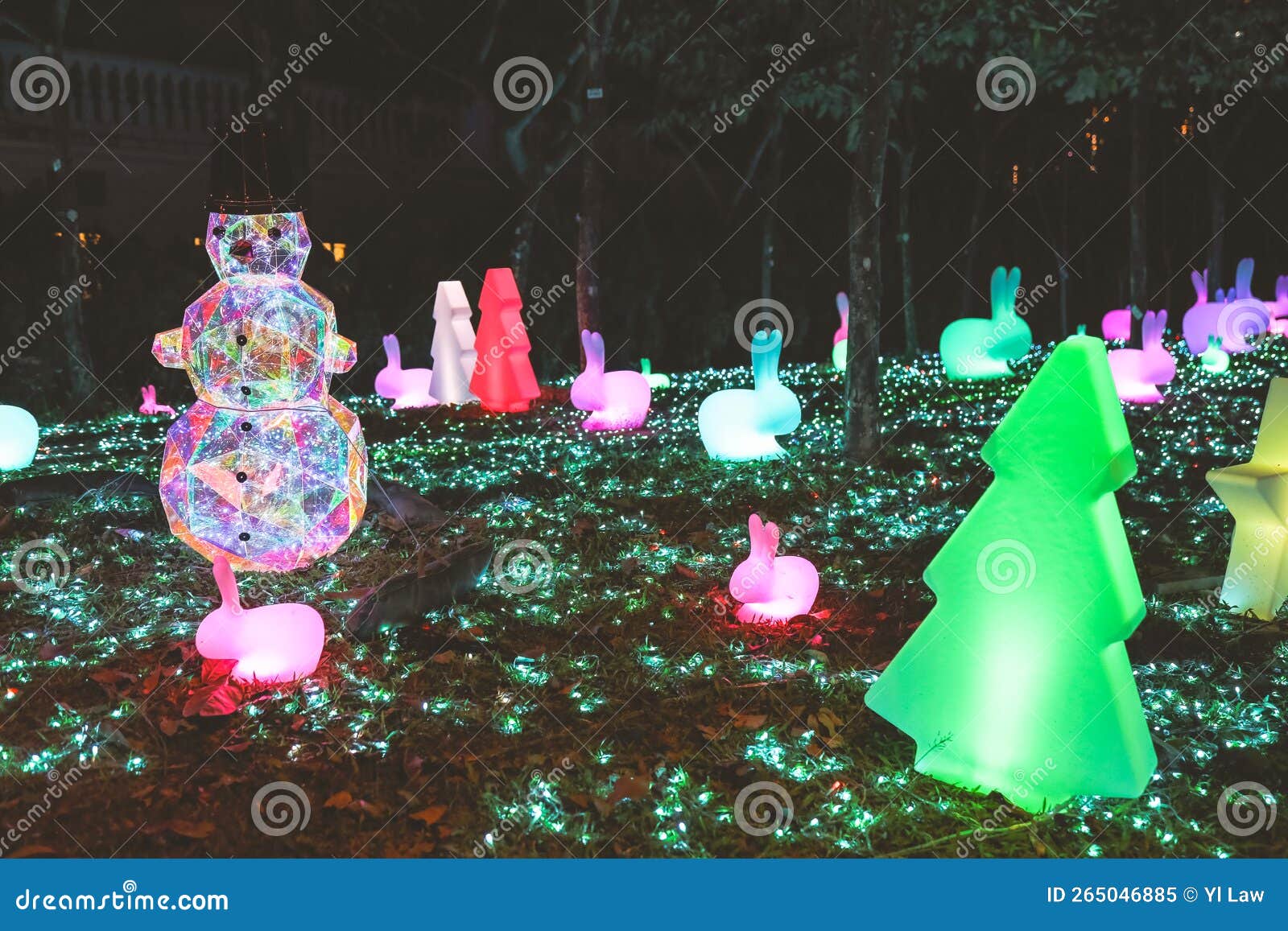 Holiday Decorations, at on Shan Park, Hk 23 Dec 2022 Editorial Image ...