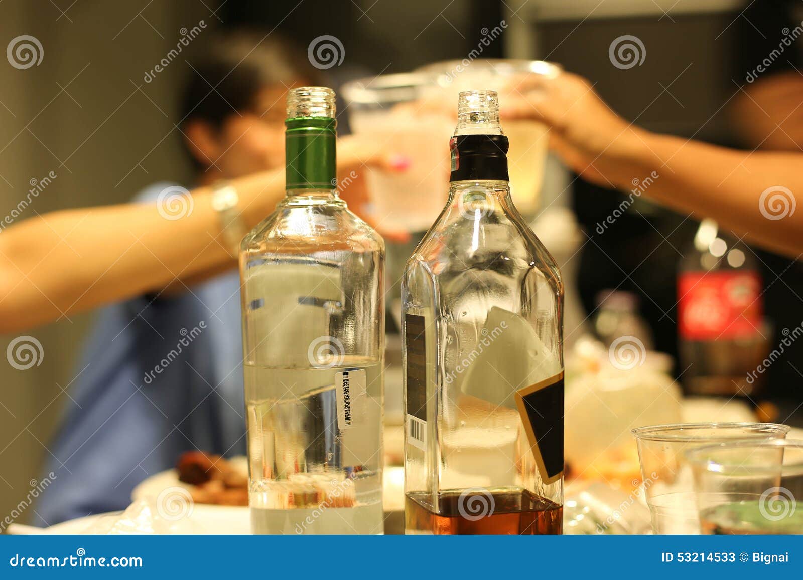 Holiday Event People Cheering Each Other Stock Image - Image of alcohol ...