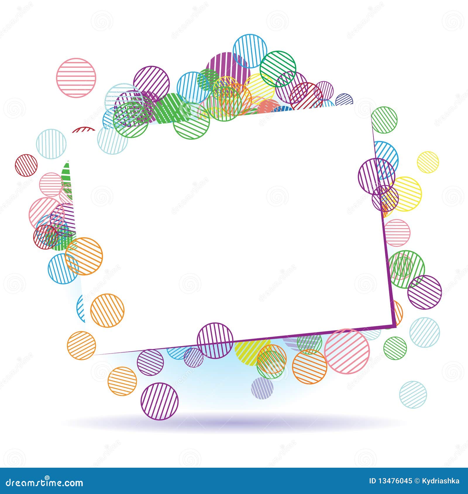 Holiday Frame Beautiful with Place for Your Text Stock Vector ...