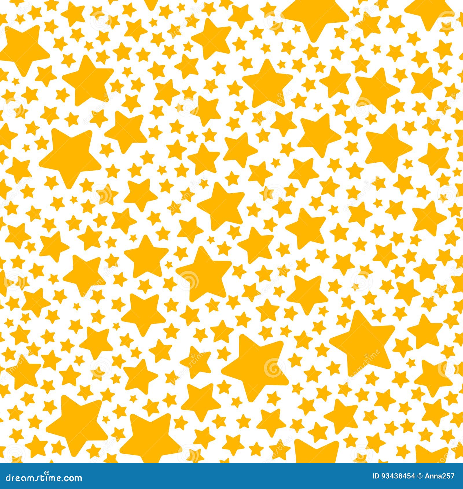 Holiday Gift Seamless Pattern with Yellow Star Stock Vector ...