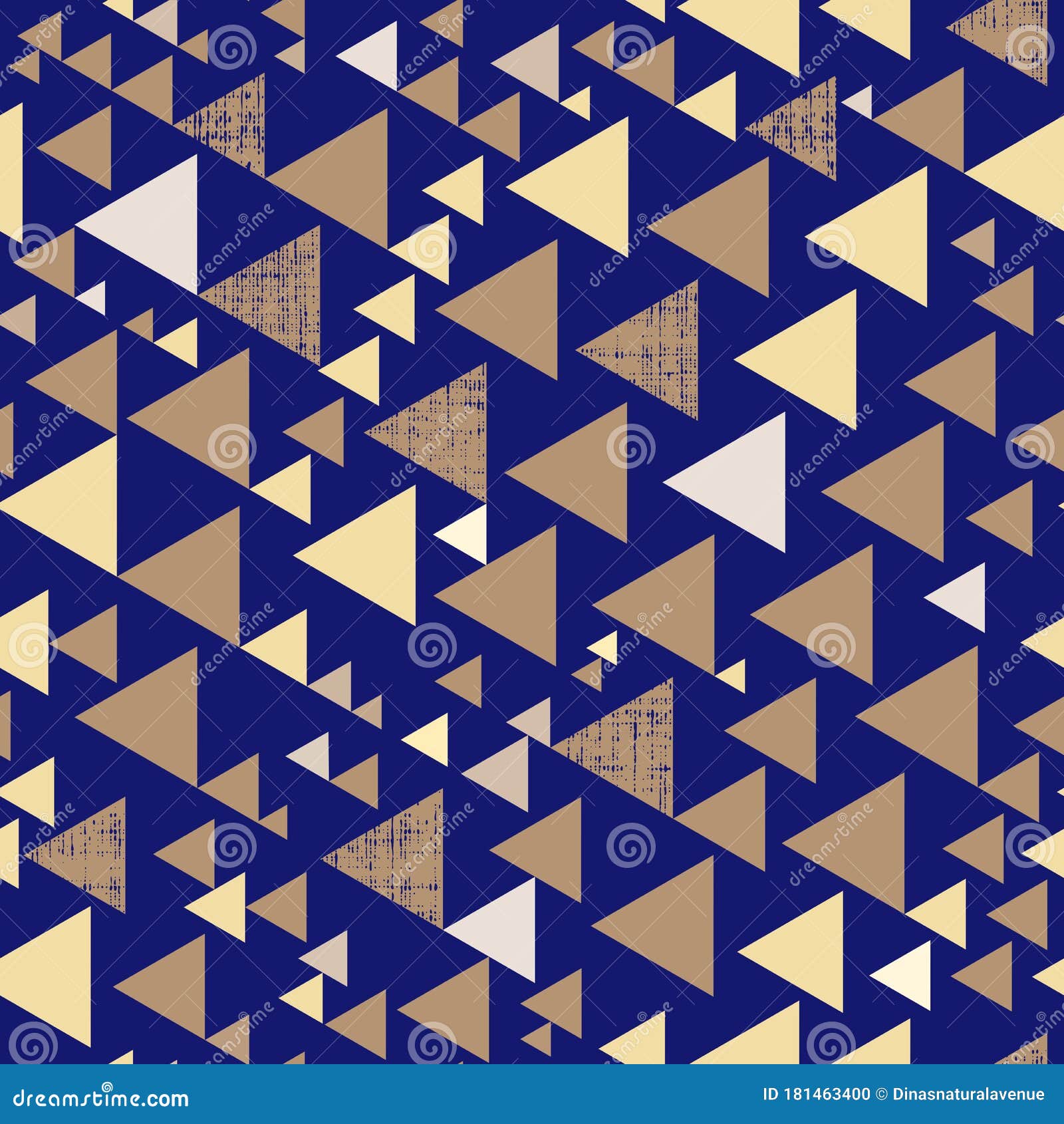 The Golden Triangles. Abstract Elegant Gold Background Cartoon Vector ...