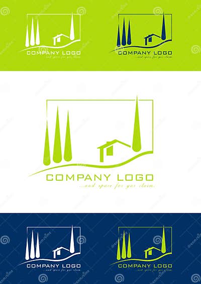 Holiday home logo stock vector. Illustration of blue - 13971991