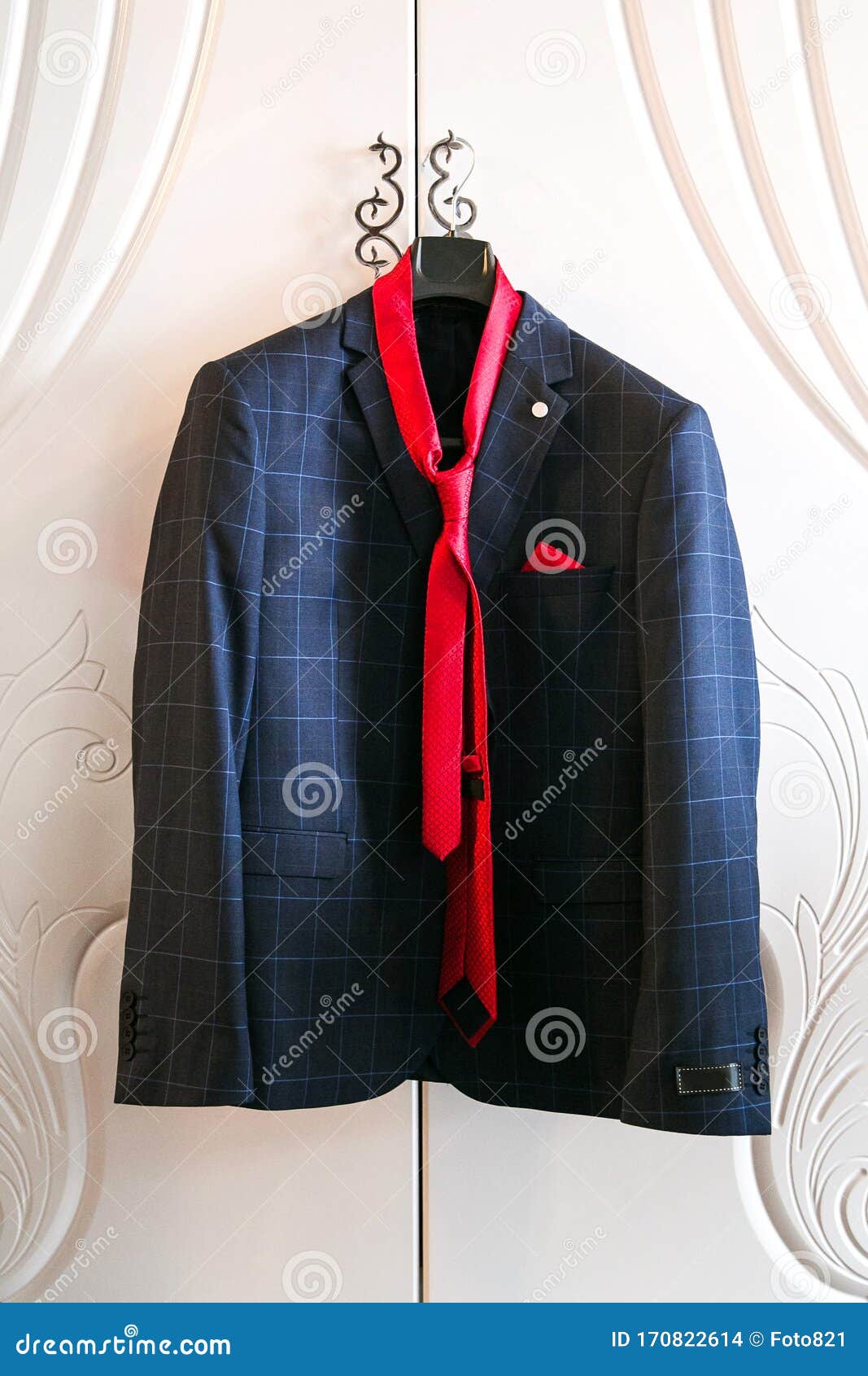 Holiday jacket with a tie stock photo. Image of nfestive - 170822614