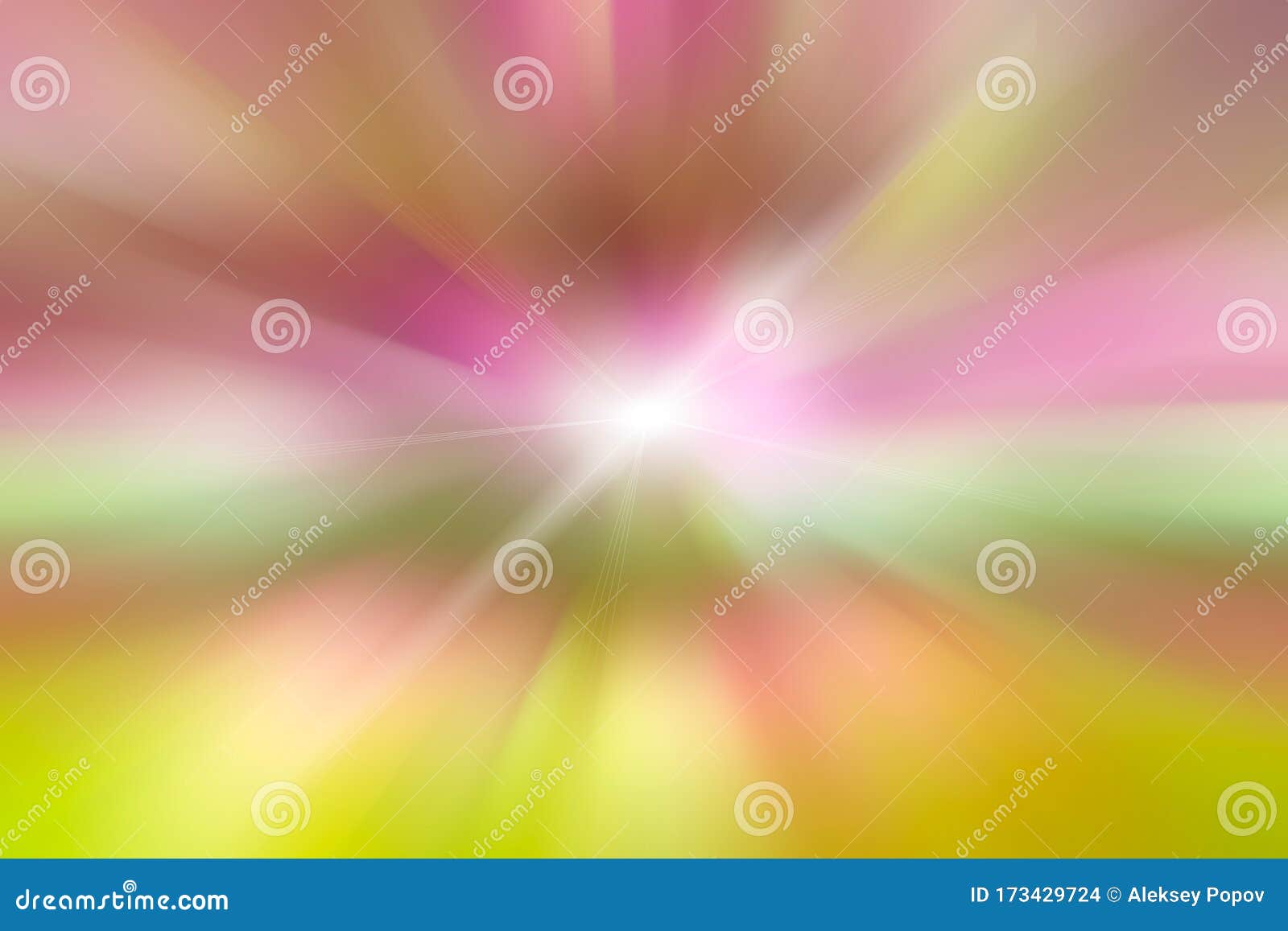 Dynamic Pink Lines of Light. Light from Central Point Stock Photo ...