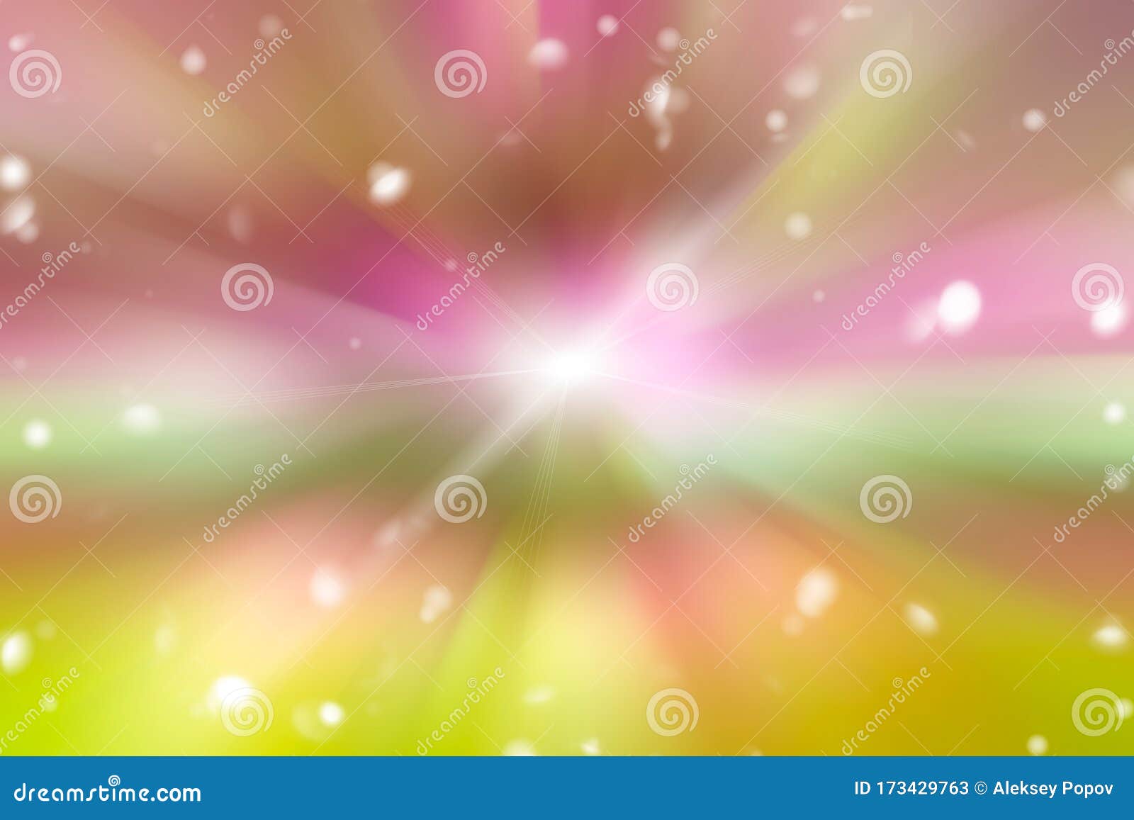 Dynamic Pink Lines of Light. Light from Central Point Stock Image ...
