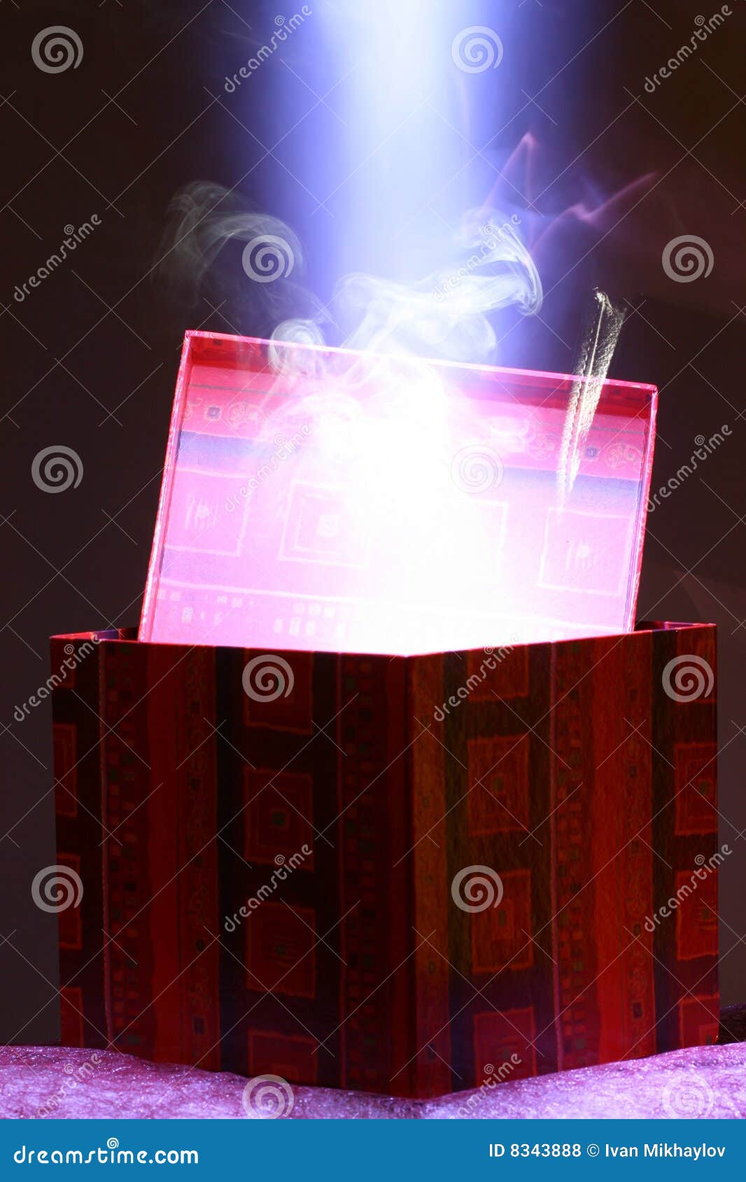 Holiday magic box stock photo. Image of bright, ornament - 8343888