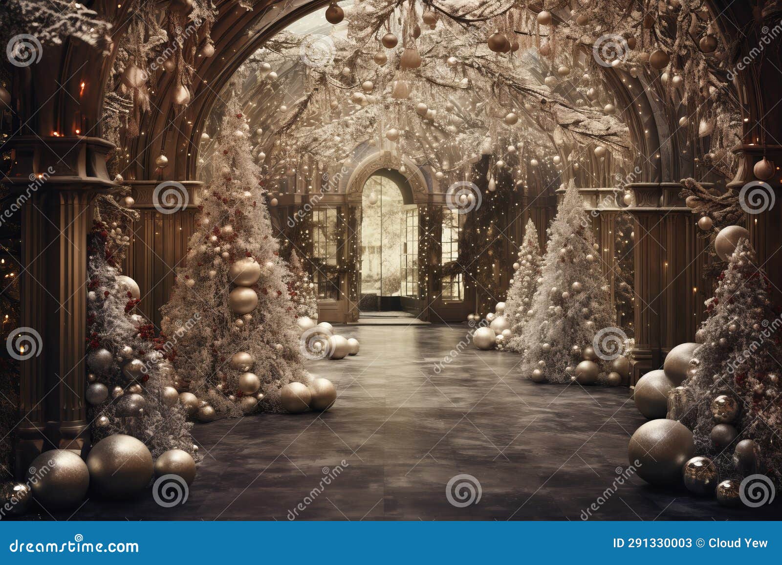 Holiday magic decorations stock illustration. Illustration of outdoors ...