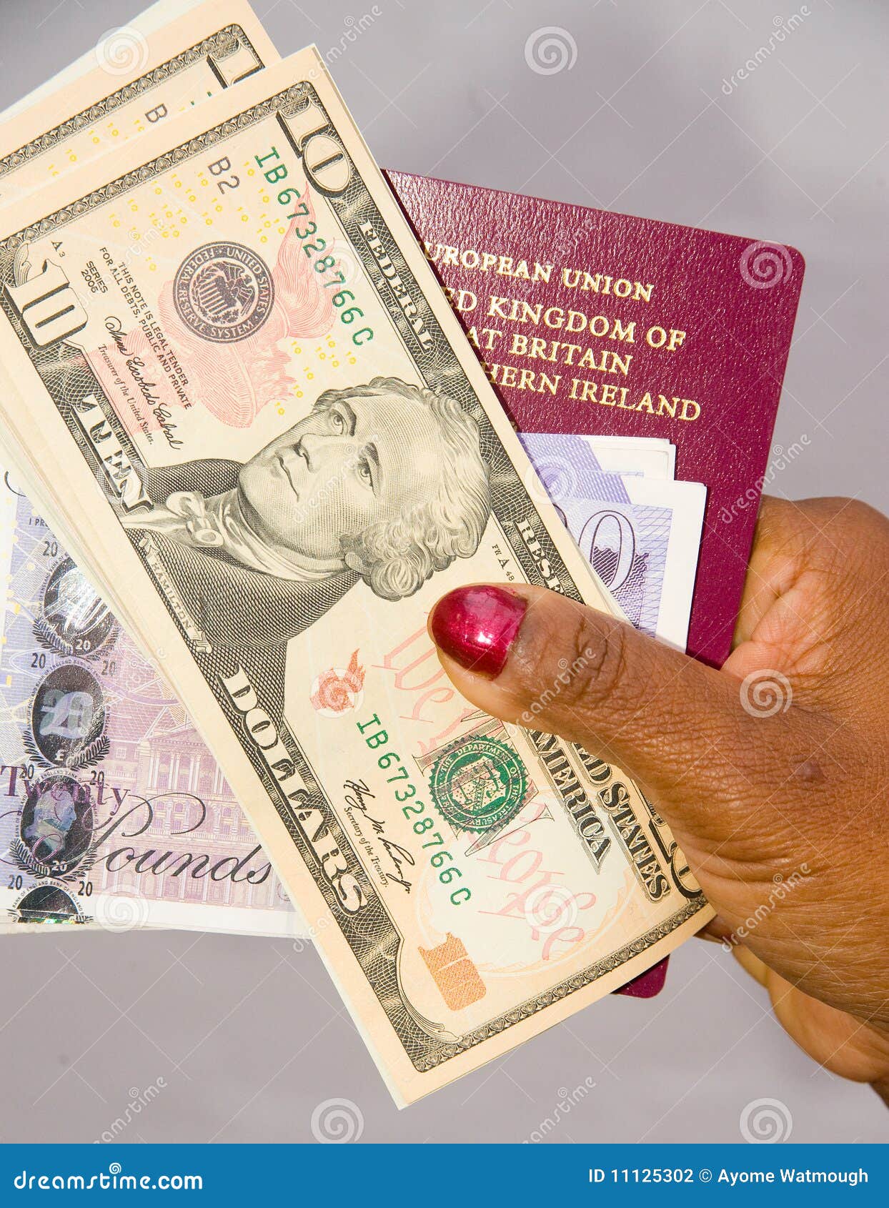 Holiday money. stock photo. Image of emigration, polish - 11125302