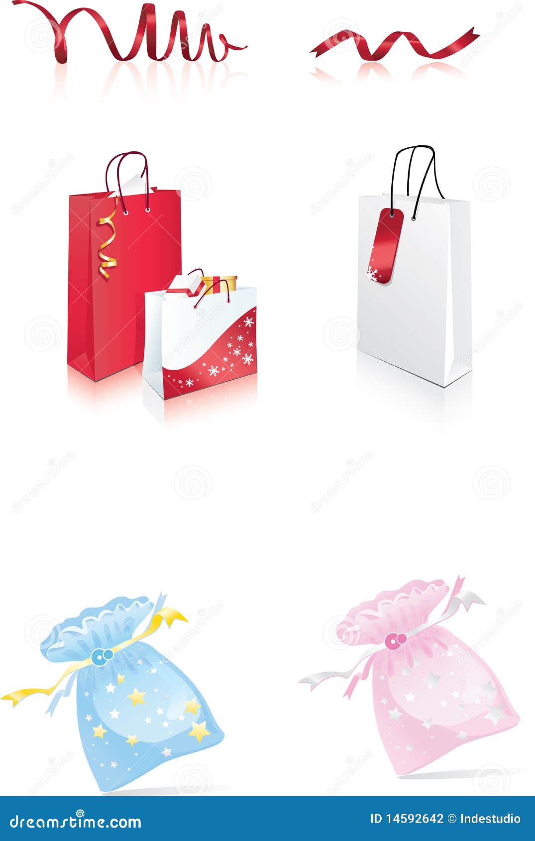 Holiday packages stock vector. Illustration of purchase - 14592642