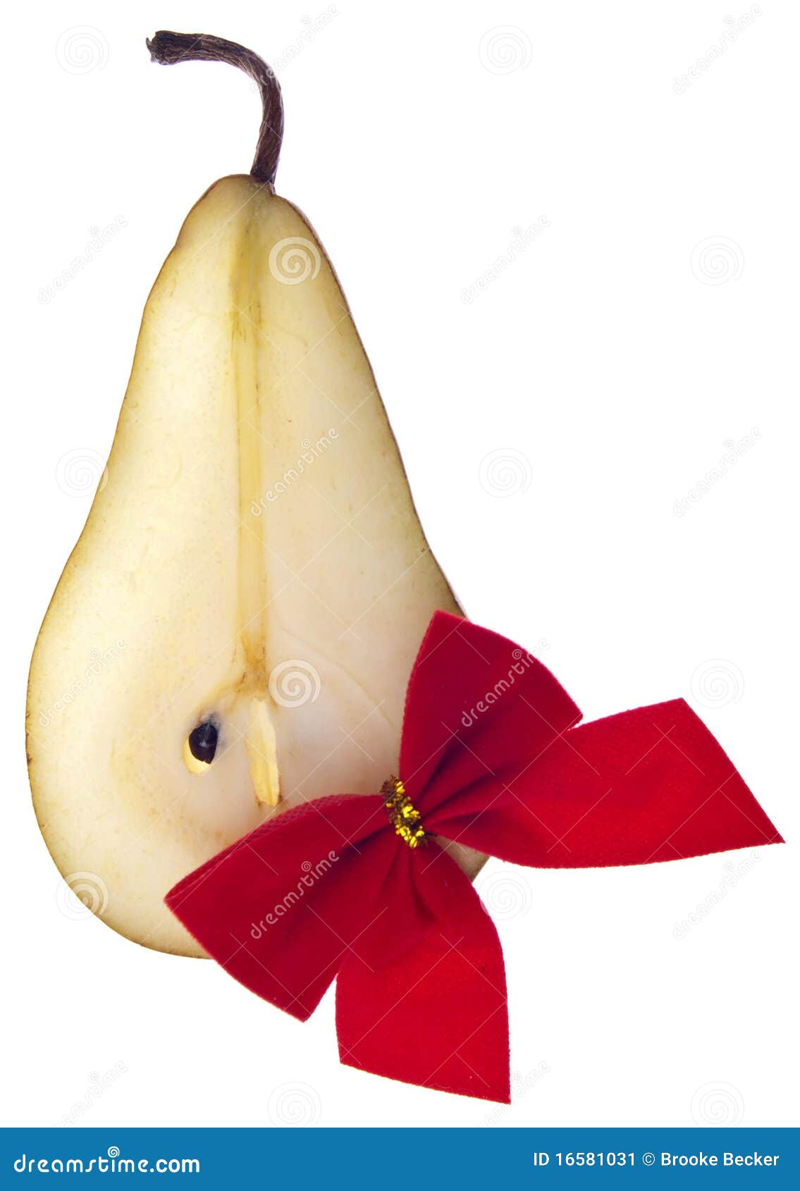 Holiday Pear Slice stock image. Image of juicy, celebrate - 16581031