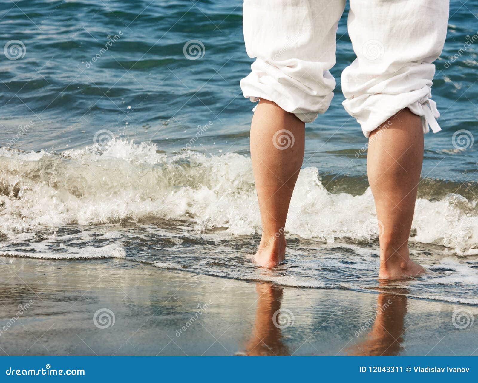 Holiday Relaxation on the Sea Stock Image - Image of stand, wellness ...