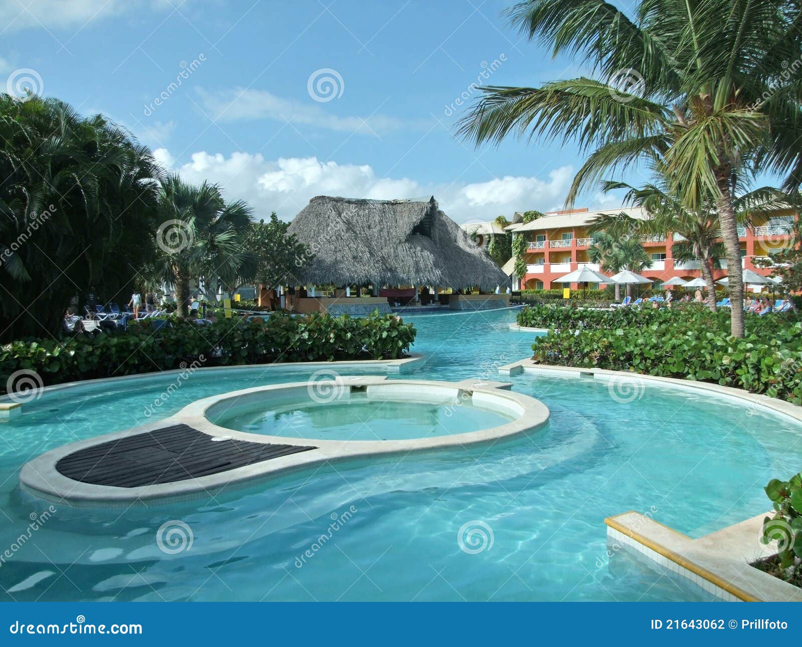 Holiday resort with pool stock photo. Image of architecture - 21643062