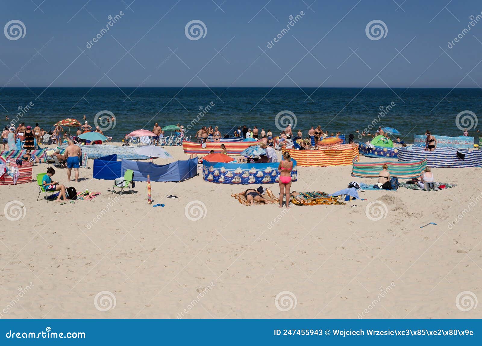 HOLIDAY in SARBINOWO editorial stock photo. Image of recreation - 247455943