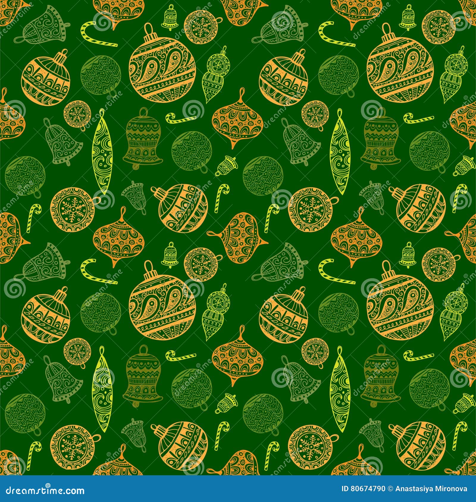 Holiday Seamless Background Stock Vector - Illustration of repeating ...