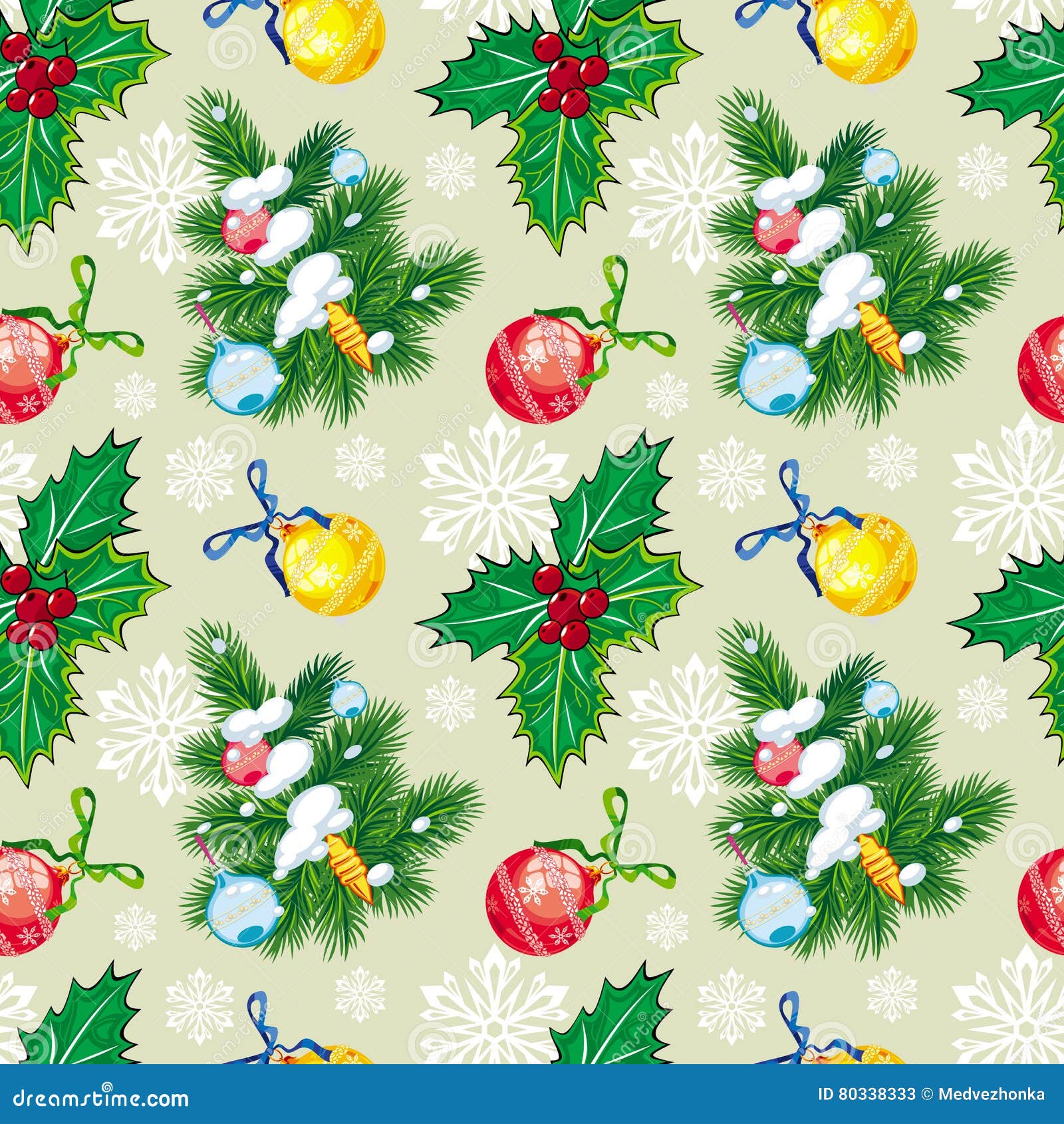 Holiday seamless pattern stock illustration. Illustration of design ...