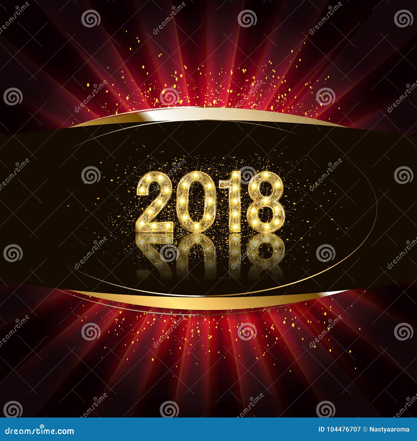 Holiday shine light stock vector. Illustration of celebration - 104476707