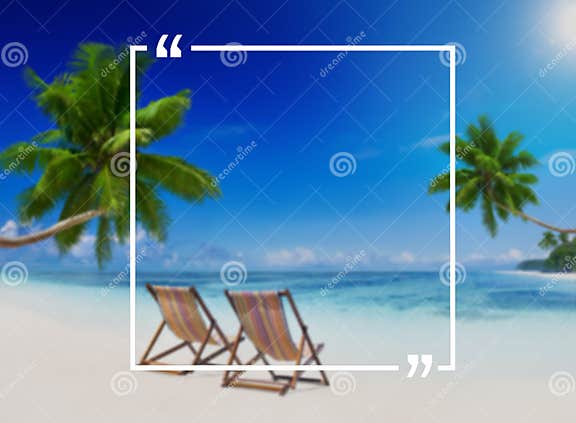 Holiday Summer Vacation Frame Pattern Concept Stock Image - Image of ...