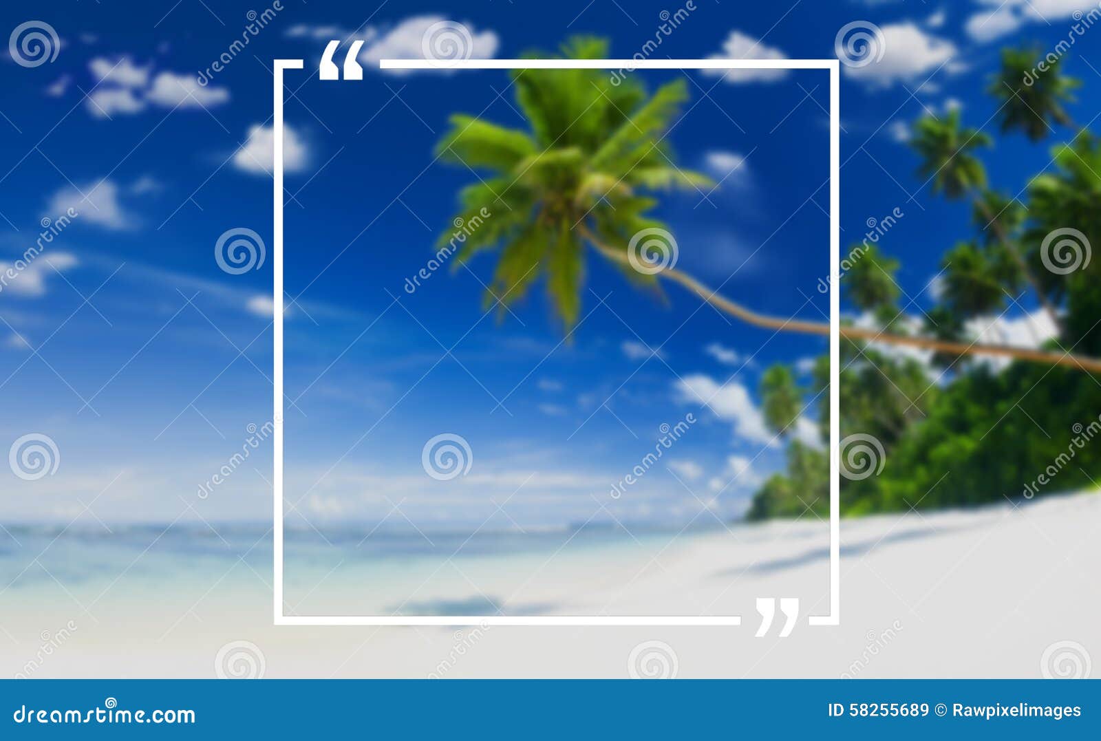 Holiday Summer Vacation Frame Pattern Concept Stock Image - Image of ...