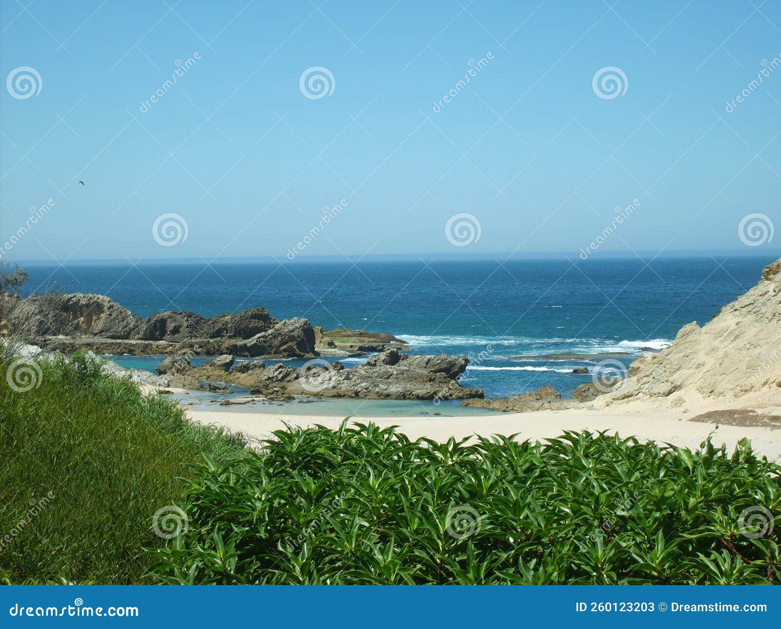 Holiday Sun Outside Private Beach Stock Image - Image of holiday, beach ...