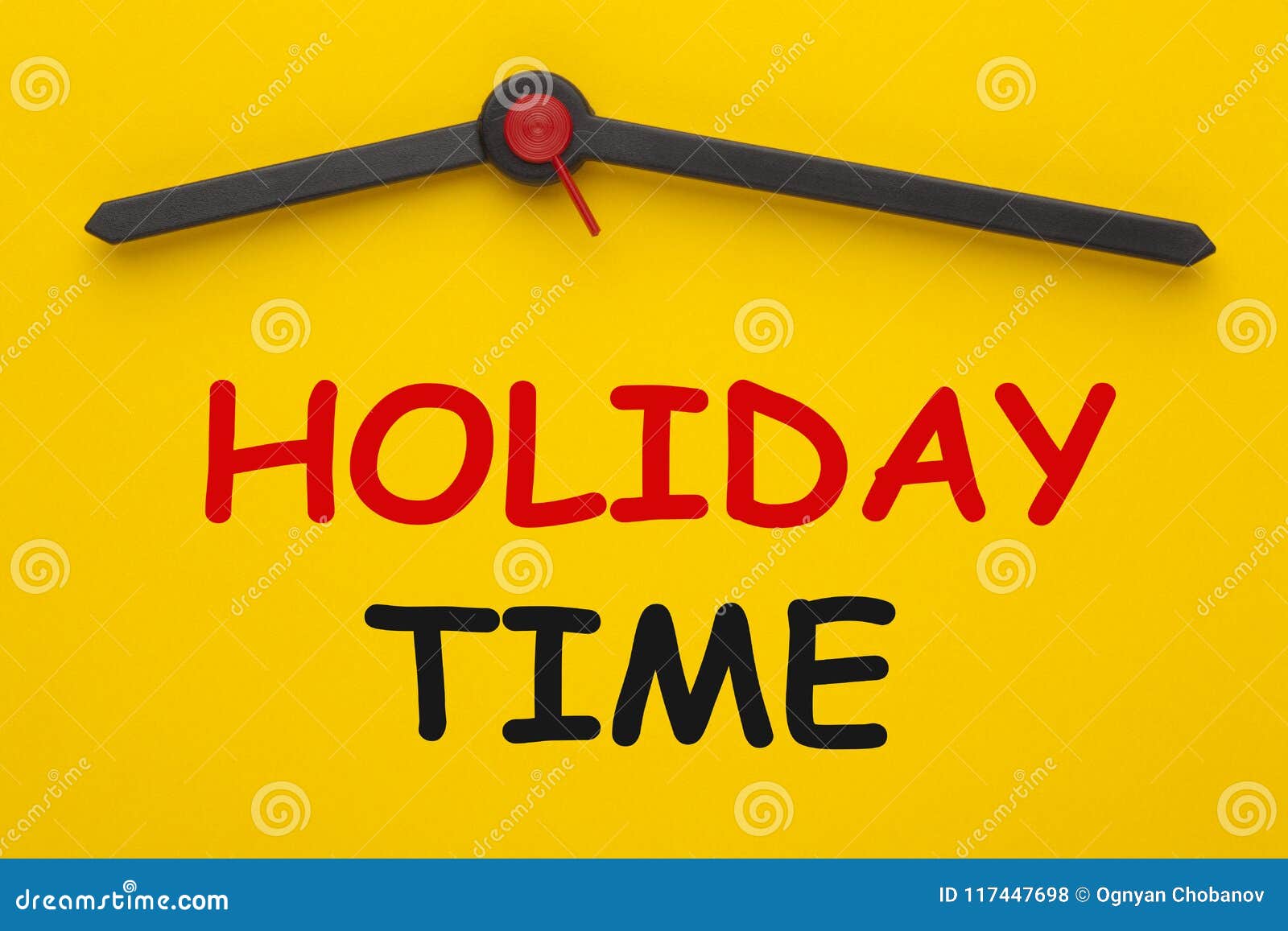 Holiday Time Concept stock photo. Image of greeting - 117447698