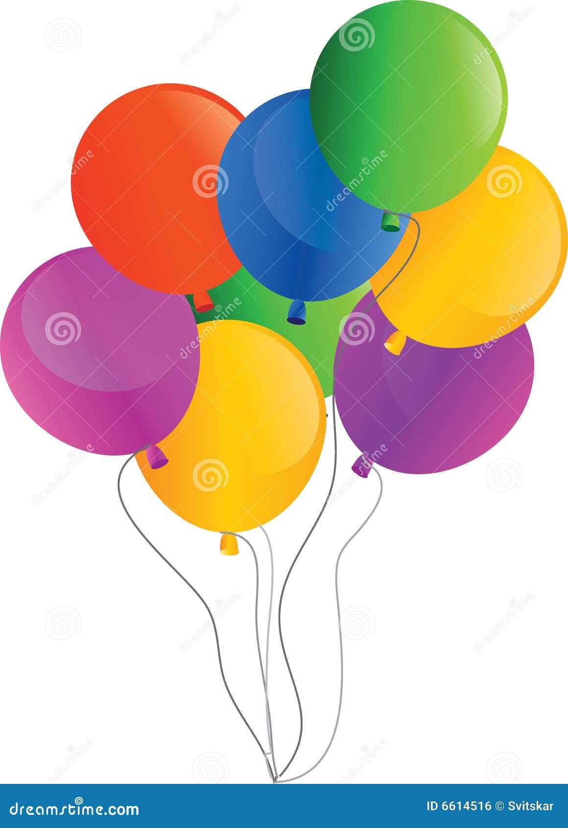 Vector Balloons Party Stock Photo | CartoonDealer.com #44331300